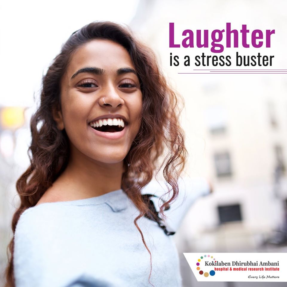 Laughter is a stress buster - Health Tips from Kokilaben Hospital